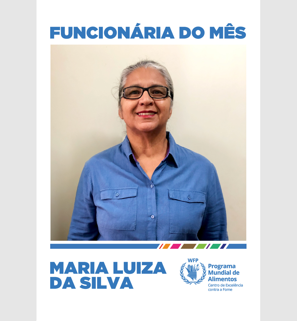 Funcionária do Mês: Maria Luiza da Silva – WFP